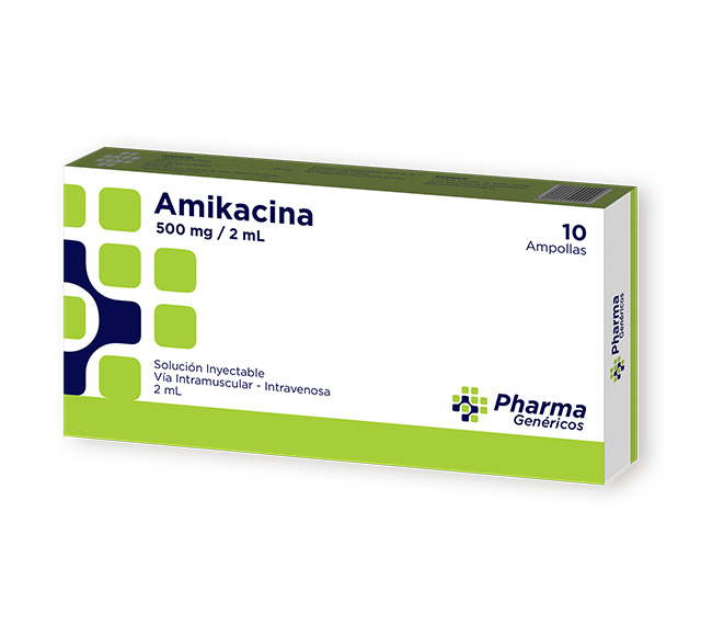 AMIKACINA 500MG X 10 AMPOLLAS - OpenMed