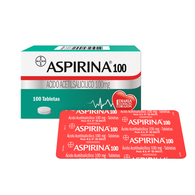 ASPIRINA 100MG X 100 TAB - OpenMed