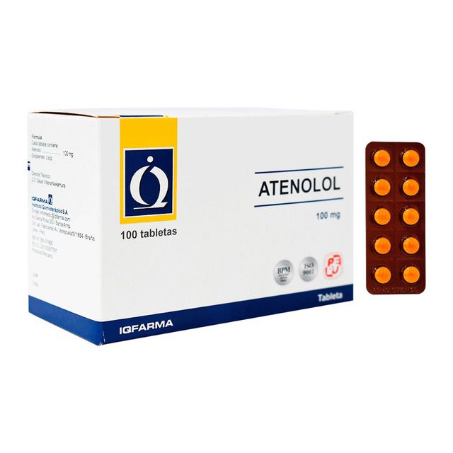 ATENOLOL 100 MG X 100 TAB - OpenMed