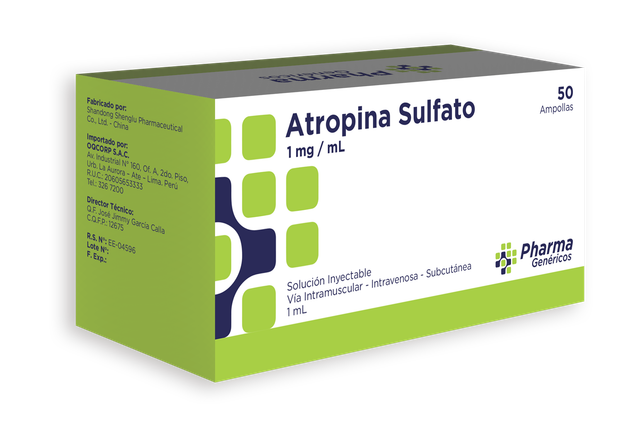 ATROPINA 1 MG/1ML X 50 AMPOLLA - OpenMed