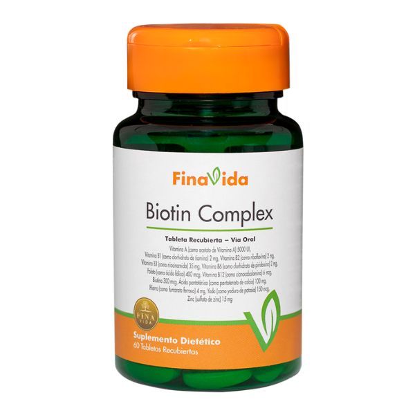 BIOTIN COMPLEX X 60 TABLETAS - OpenMed