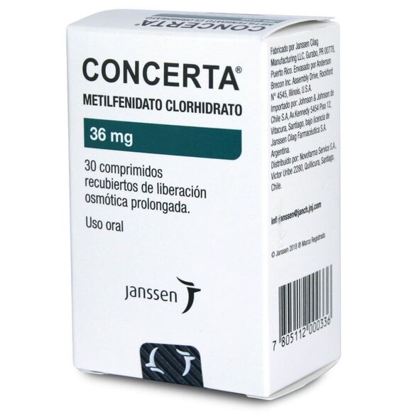 CONCERTA 36MG X 30 TAB - OpenMed