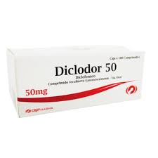 DICLODOR 50 MG X 100 COMPRIMID - OpenMed