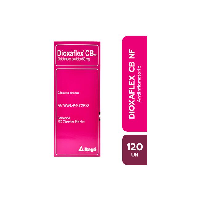 DIOXAFLEX CB NF 50MG X 120 CAP - OpenMed