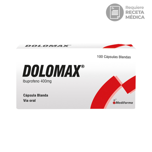 DOLOMAX 400 MG X 100 CAP - OpenMed