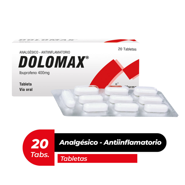 DOLOMAX 400MG X 20 TABLETAS - OpenMed