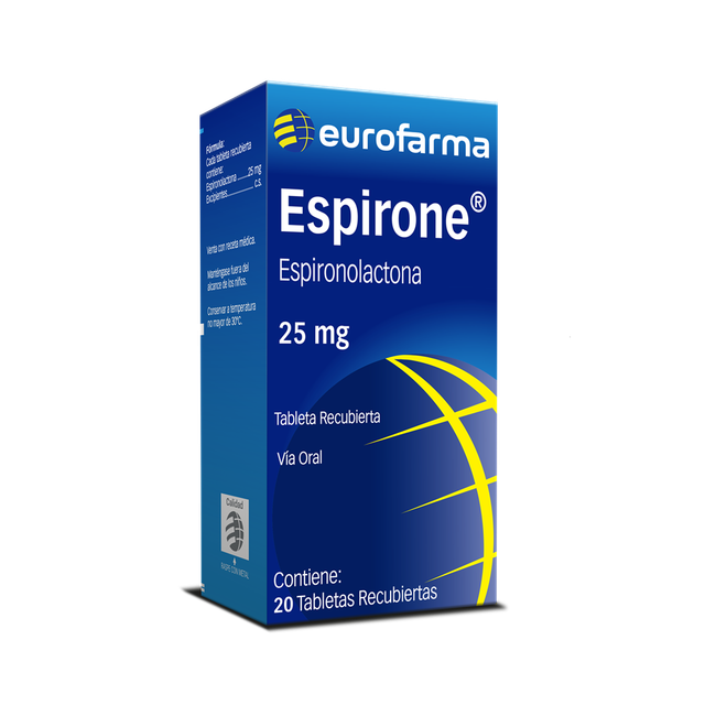 ESPIRONE 25 MG X 20 TAB - OpenMed