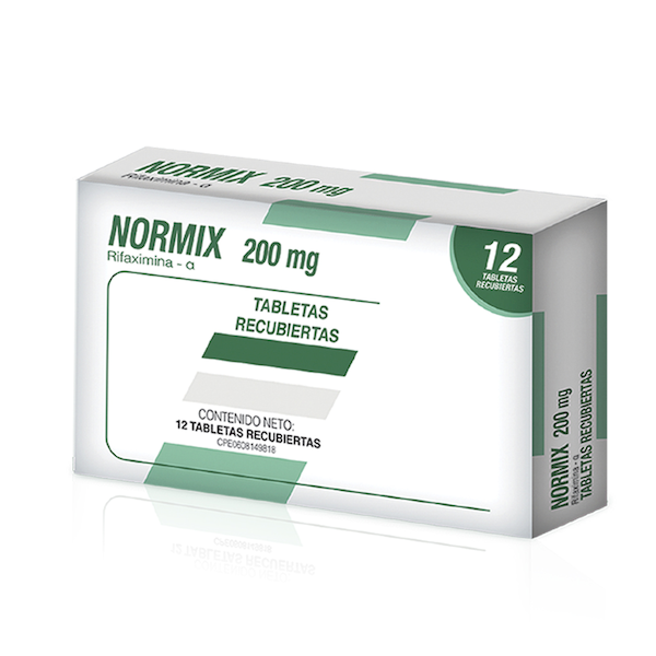 NORMIX 200 MG X 12 TABLETAS - OpenMed