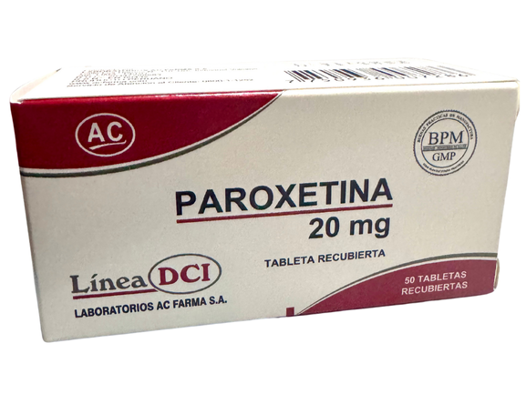 PAROXETINA 20MG X 50 TAB - OpenMed