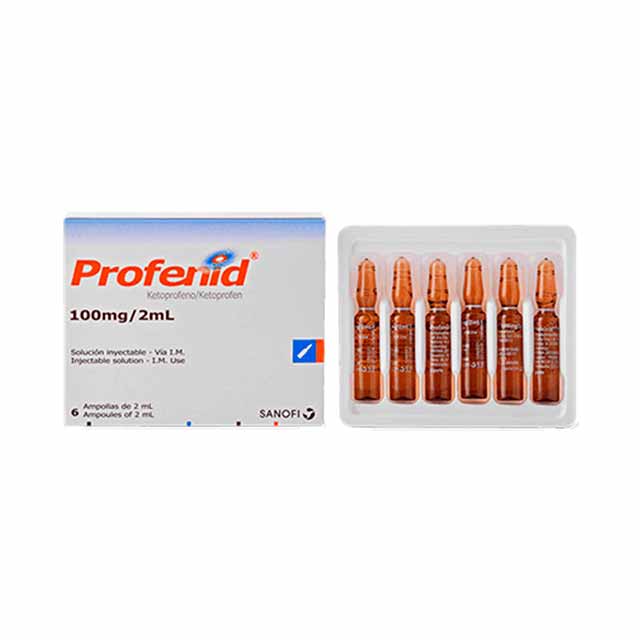 PROFENID IM 100MG X 6 AMPOLLAS - OpenMed