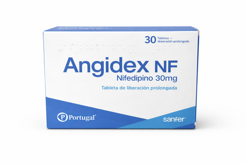 NIFEDIPINO: ANGIDEX NF 30 MG X 30 TAB - Precio - OpenMed