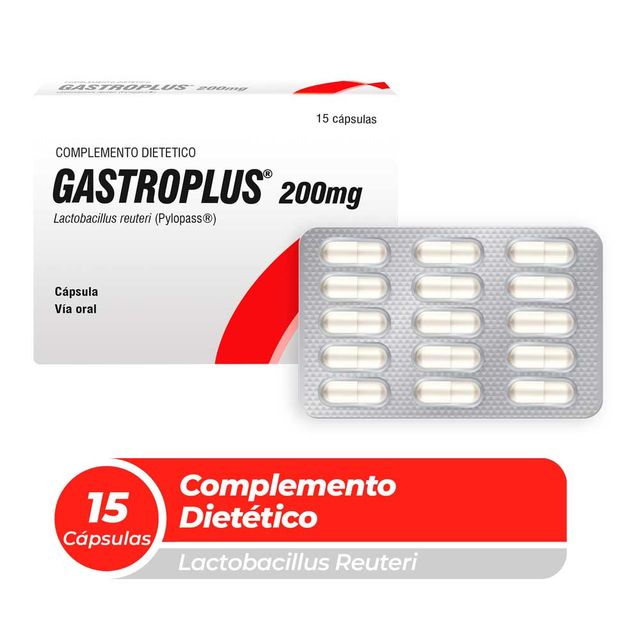 GASTROPLUS X 200 MG X 15 CAP - OpenMed